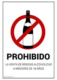 Cartel Prohibido La Venta De Bebidas Alcoholicas A Menores Cartel Gratis