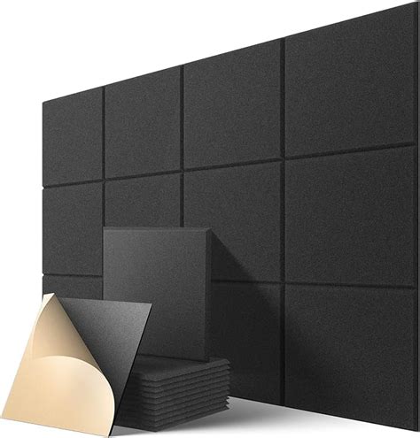 Insonorizacion Acustica Pared Autoadhesivo 12 Piezas Placas
