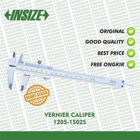 Jual Insize Vernier Caliper 1205 1502S 6 Sigmat Jangka Sorong