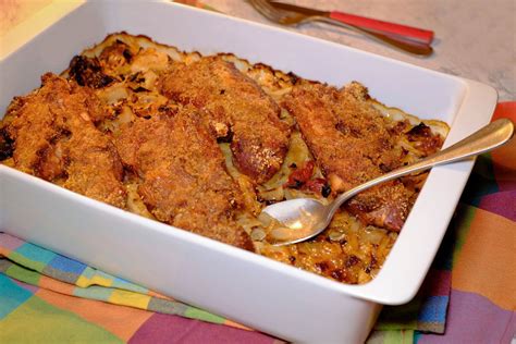 Pieds de cochon moutardés et gratinés au chou braisé Et si c était bon