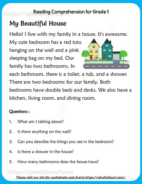 This Reading Comprehension Is About My Beautiful House The Passage