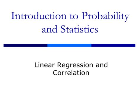 linear regression