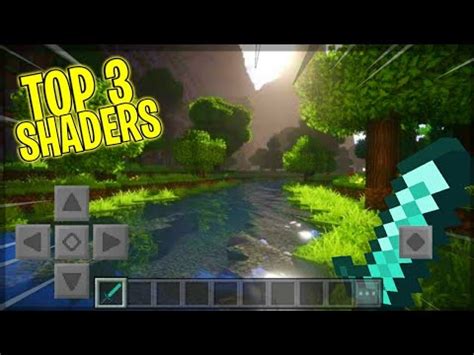 TOP 3 MELHORES SHADERS LEVE E ULTRA REALISTA PARA MINECRAFT PE 1 17