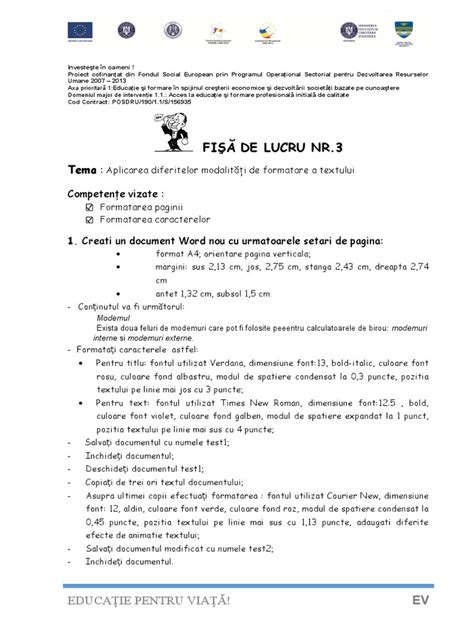 PDF Fisa De Lucru 3 IX X DOKUMEN TIPS