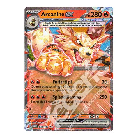 032 198 Arcanine Ex IT MINT Federicstore