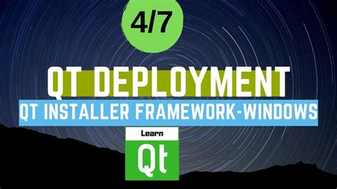 Qt Installer Framework Windows Qt Deployment Youtube