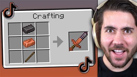 I Tested VIRAL TikTok Minecraft Hacks To See If They Work Minecraft
