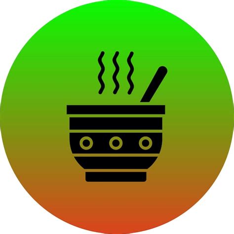 El Icono De La Sopa Vector Premium