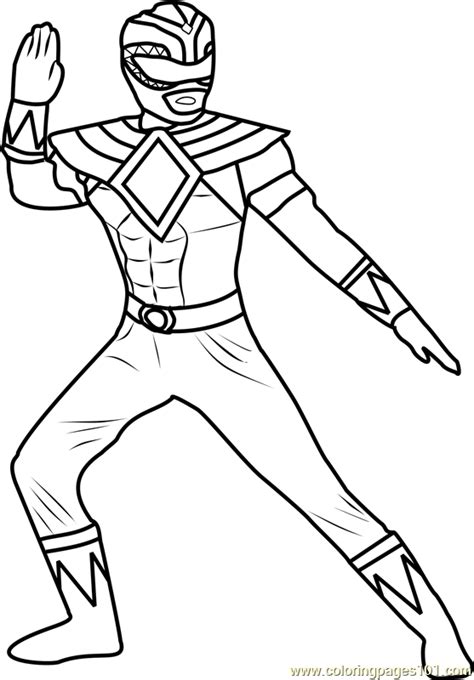 Printable Power Rangers Coloring Pages