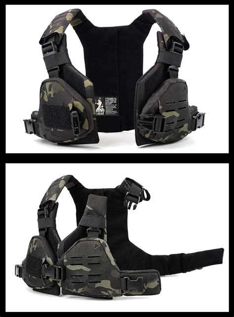 DMgear chaleco táctico Molle Airsoft para hombre y mujer aparejo de
