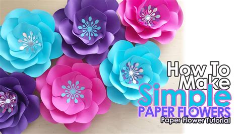 How To Make Paper Wall Flowers With Cricut At Charles Stayton Blog