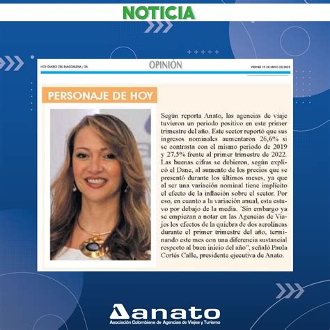 ANATO Nacional on Twitter Según ANATO las AgenciasdeViajes reportan