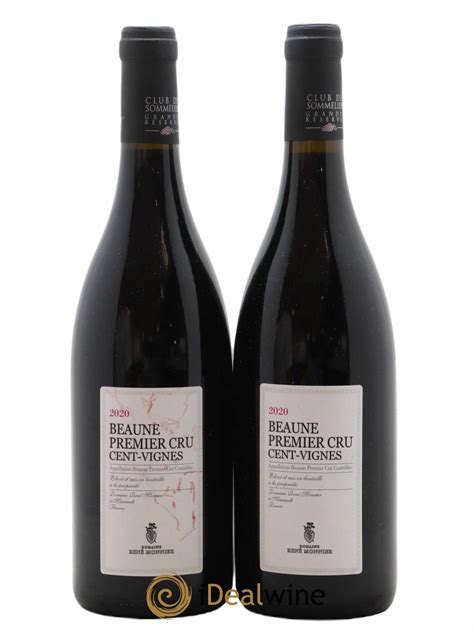 Acheter Beaune 1er Cru Cent Vignes Club Des Sommeliers Domaine Rene