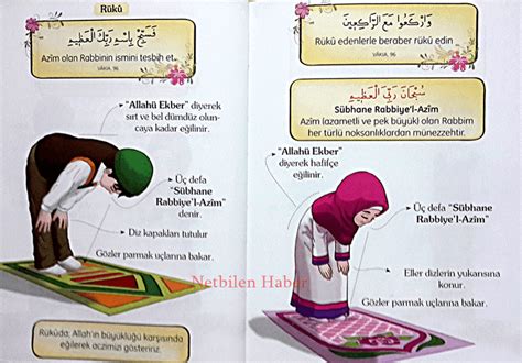 Namaz nasıl kılınır resimli anlatım erkek ve bayanlar için Netbilen Haber