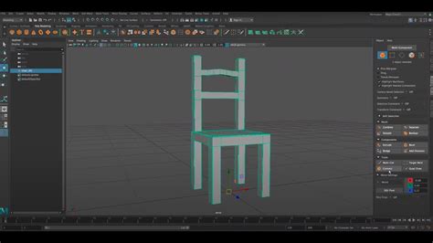 Modelling A Chair In Maya Youtube