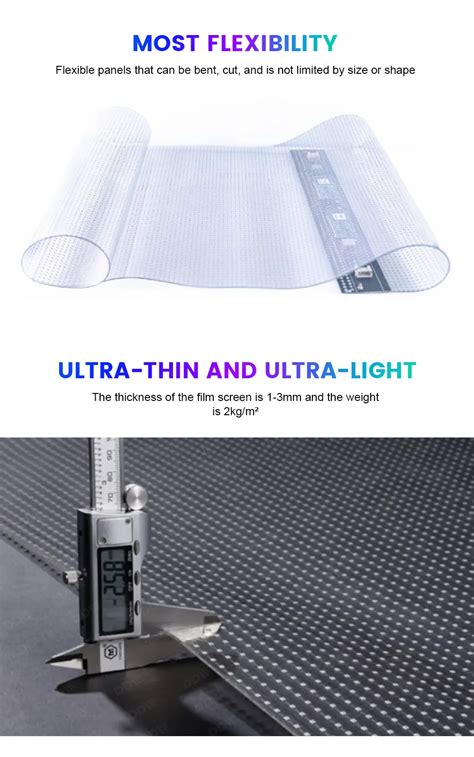 Easy Quick Installing Adhesive Transparent Led Screen P5 P6 P8 P10 P16