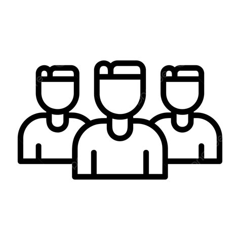 ícone De Linha De Trabalho Em Equipe Vetor PNG ícone De Trabalho Em