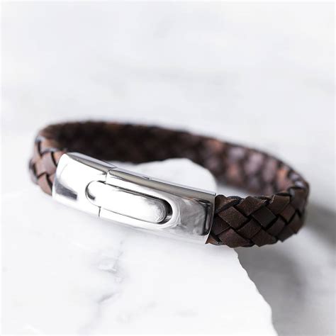 Personalised Men S Secret Message Bracelet By Under The Rose