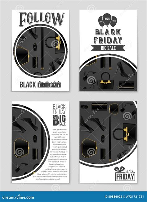 Abstracte Vectorblack Friday Lay Outachtergrond Voor Creatief Kunstontwerp Lijst Pagina De
