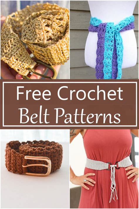 15 Free Crochet Belt Patterns DIY Crafts