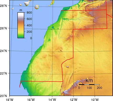 Maps Of Western Sahara Map Library Maps Of The World