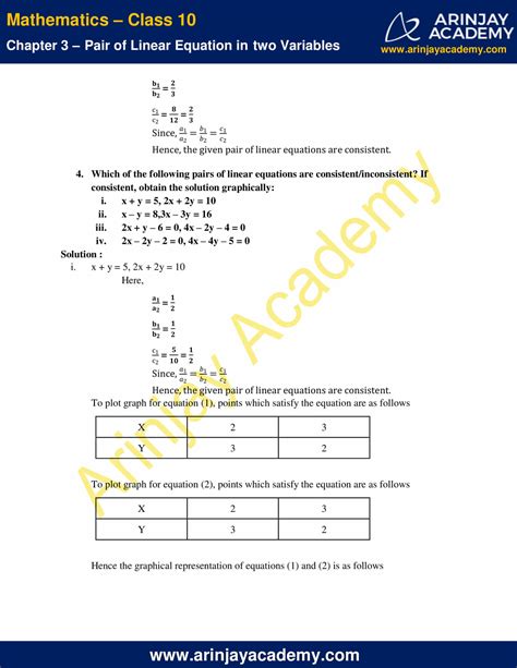 ncert solutions for class 10 maths chapter 3 exercise 3 2 pair of linear equations in two