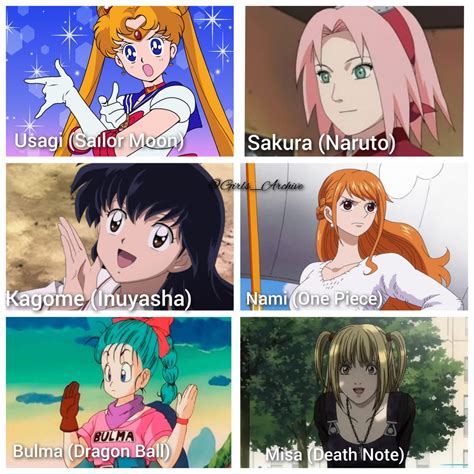 Girls Archive On Twitter Who Is The Most Iconic Anime Girl