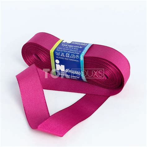 Fita Gorgurão N 9 40mm 10 Metros COR 30 Pink Forte 40mm Tok