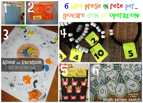 6 Idee Prese In Rete Per Giocare Con Le Operazioni