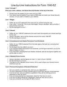 2013 WORKSHEET B EARNED INCOME CREDIT EIC