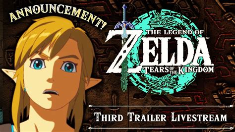 FINAL Trailer For Zelda Tears Of The Kingdom ANNOUCEMENT YouTube