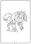 Sonic Kolorowanki Do Druku Rodzicielskieinspiracje Pl