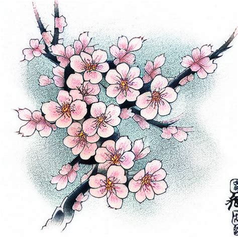 Cherry Blossom Tattoo Designs For Women