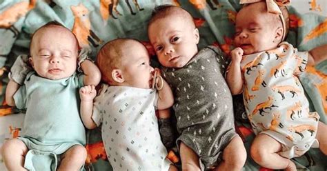 Une femme de 28 ans donne naissance à des quadruplés après trois