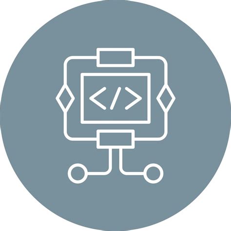 Algorithmus Icon Vektorbild Kann F R Big Data Verwendet Werden