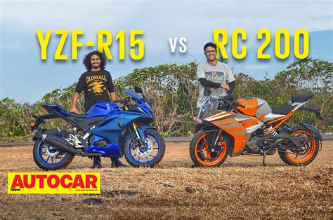 Yamaha R15 V4 Vs KTM RC 200 Comparison Video Introduction Autocar India