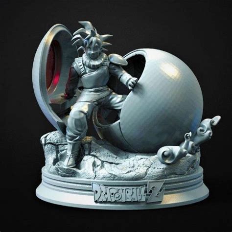Goku Capsule Stl File 3d Model Print Etsy