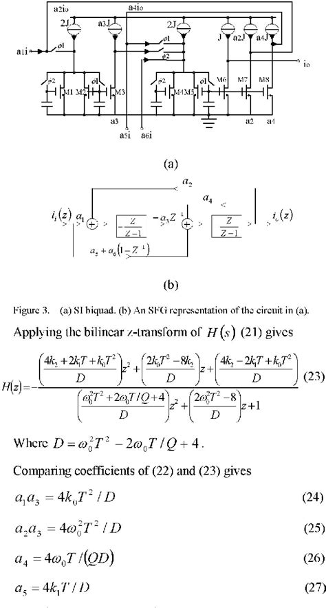 figure 3 from design and implementation of wavelet filter using switched current circuits