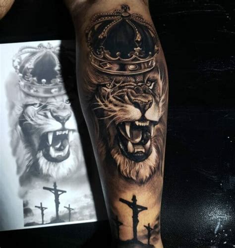 101 Best Lion With Crown Tattoo Ideas You Have To See To Believe