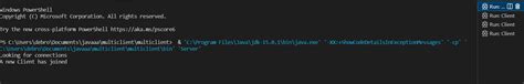 sockets my java server not accepting multiple client requests in different threads stack