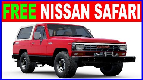 Forza Horizon 5 Nissan Safari Turbo 1985 How To Get For FREE YouTube