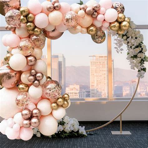 Buy Rose Gold Balloon Garland Arch Kit 96Pcs Rose Gold Balloons Arch
