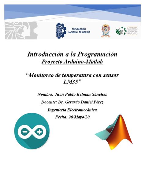 proyecto arduino matlab pdf arduino adquisición de datos
