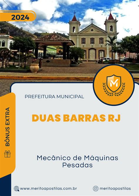 Apostila Mecânico de Máquinas Pesadas Prefeitura de Duas Barras RJ 2024