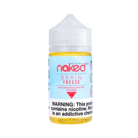 Líquido para Vape Naked Brain Freeze 6mg 60ml Paradise Vape