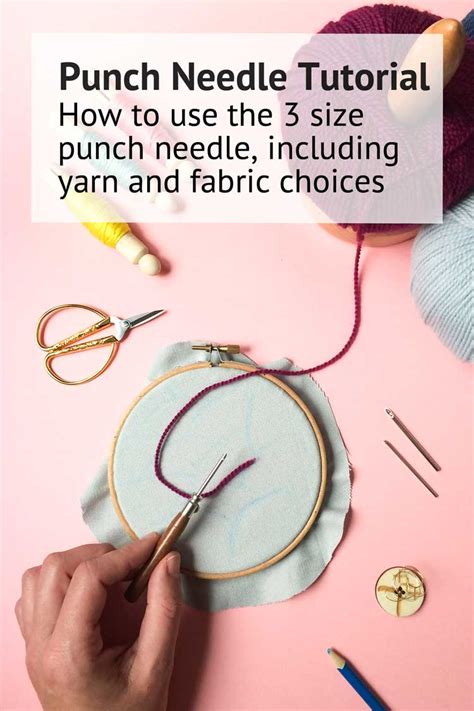 Punch Needle Tutorial For Beginners Learn How To Punch Needle