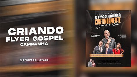 COMO CRIAR UM FLYER GOSPEL NO PHOTOSHOP CAMPANHA YouTube