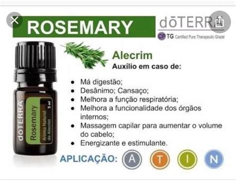 Fotos De Simone Alecrim Em Óleos Essenciais 9B8 Doterra Shampoo