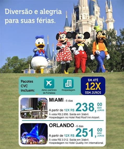 Pacotes de Viagem Para Orlando 2023 Pacotes CVC Consulta de Preços