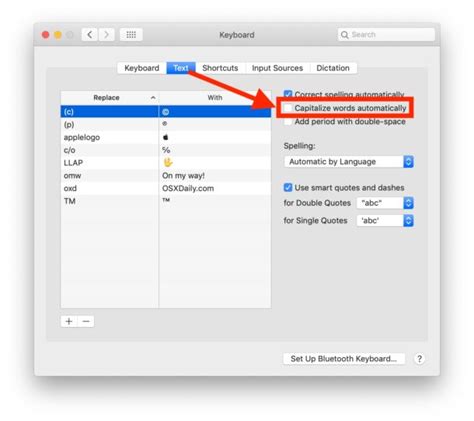 Come Disattivare Le Maiuscole Automatiche Delle Parole Su Mac